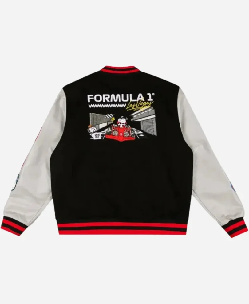 Peanuts F1 Las Vegas Grand Prix Varsity Jacket
